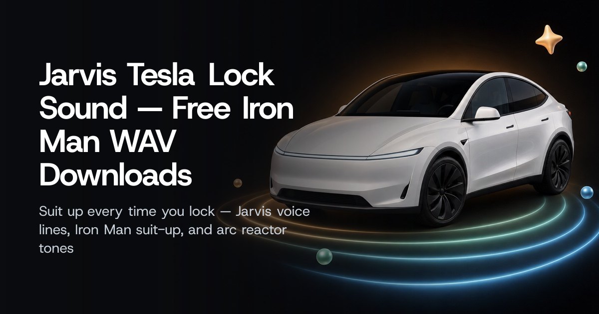 Jarvis Tesla Lock Sound — Free Iron Man WAV Downloads