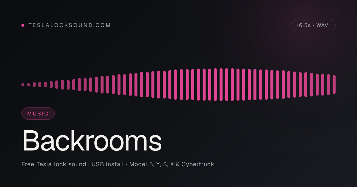 Backrooms — Tesla Lock Sound (Free WAV Download)