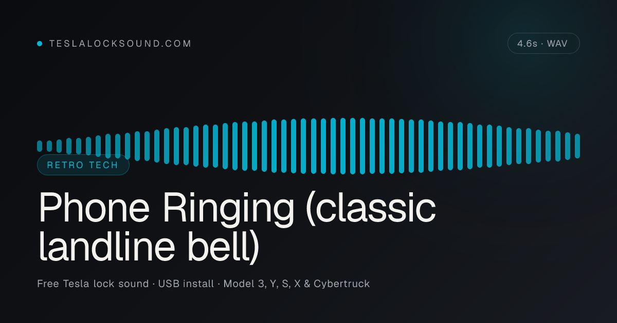 Phone Ringing (classic landline bell) — Tesla Lock Sound (Free WAV ...